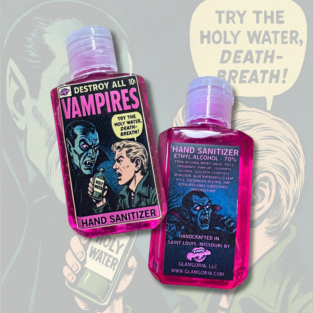 Destroy All Vampires Travel Size Hand Sanitizer – Glamgoria
