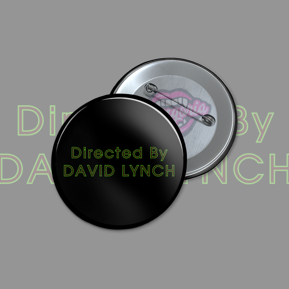 Directed By David Lynch Pinback Button – Glamgoria